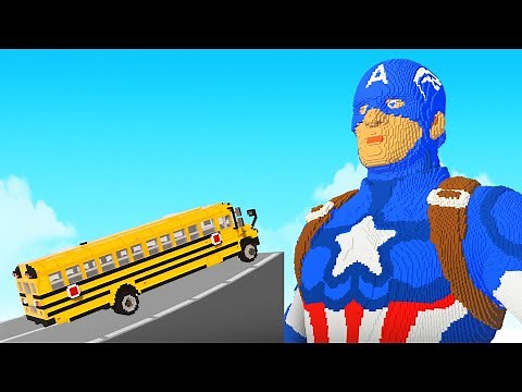 CARS vs CAPTAIN AMERICA! (Teardown)