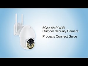 How to Set up and Install 5G WiFi 4MP Outdoor Wireless Security Camera with Tuya Smart App ？
