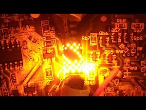 Evolution of the flame effect LED lamp. (simplified schematic)