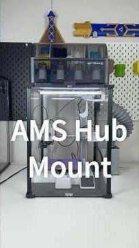 Turn Your A1 and A1 Mini Into a P1S-Style Setup — AMS Setup with Our New Hub Mount #fnatr