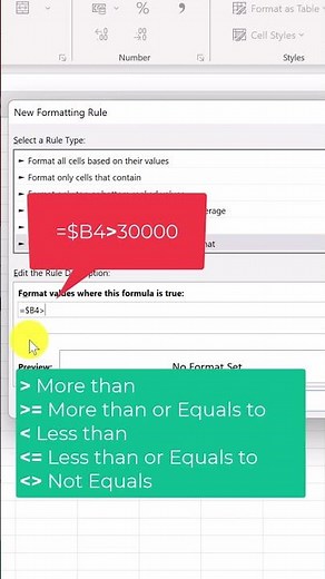 How to highlight specific rows in Excel #shorts
