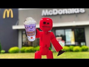 Stikbot Tries the Grimace Shake