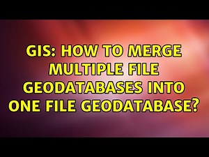 GIS: How to merge multiple file geodatabases into one file geodatabase? (2 Solutions!!)