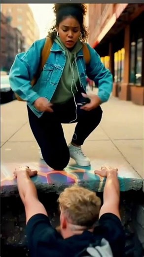 Jake Paul falls into a hole and no one helps #ai #jakepaul #3dart #aiviral #aivideo