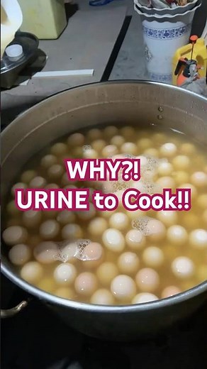 Why They Use URINE to Cook "Perfect" Eggs. #food #chinatravel #chinafood