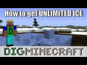 How to get UNLIMITED ice in Minecraft