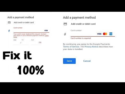 How to Fix Error Ensure Your Info is Correct or Try a Different Payment Method