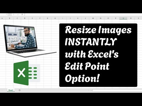 Resize Images INSTANTLY with Excel's Edit Point Option!
