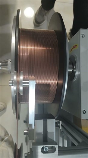 Can copper and aluminum wires be precision rewound to achieve neat winding?
