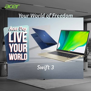 Freedom /ˈfrēdəm/ noun The ability to act and live the way you want. Look fresh and fashionable even while multitasking with Acer's Swift 3. Available in multiple colors, get a visibly stunning display through color-rich HD IPS and do more things quickly with up to 24 GB of memory. Get the Swift 3 now at the official Acer Philippines Online store today! https://acer.co/3At9o50 #LiveYourWorldWithAcer | Acer Philippines