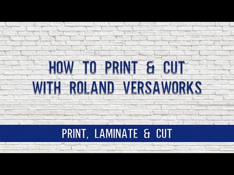 How to Print and Cut with Roland