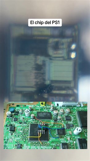 Chip del PS1: Análisis Bajo el Microscopio