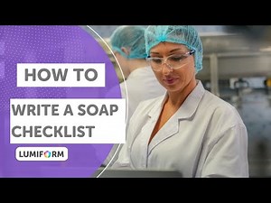 How to write a SOAP checklist | Lumiform