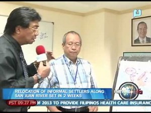 NewsLife: Relocation of informal settlers along San Juan river set in 2 weeks