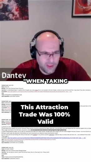 This Attraction Trade Was 100% Valid Most people marked this trade as invalid because they assumed the first candle mitigated the level. But the market never actually revisited the level, which means it stayed fully unmitigated. That single misunderstanding is why so many traders hesitate, exit early, or skip valid setups. This clip breaks down the exact cause-and-effect logic behind why the trade was still valid. No hype, no guessing, just clean structure and precise annotation. At TheTrading.c