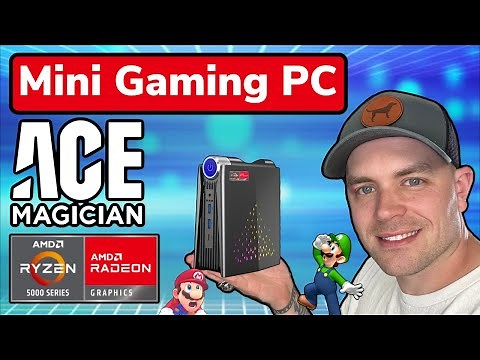 Super Powerful Mini Gaming PC ! AceMagician AMR5 Ryzen 5 5600U Gaming PC Review