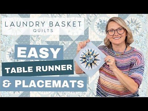 How To Make Easy Table Runner and Placemats!