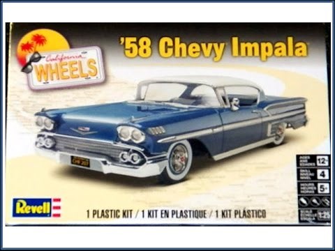 How to Build the 1958 Chevy Impala 1:25 Scale Revell Model Kit #85-4419 Review