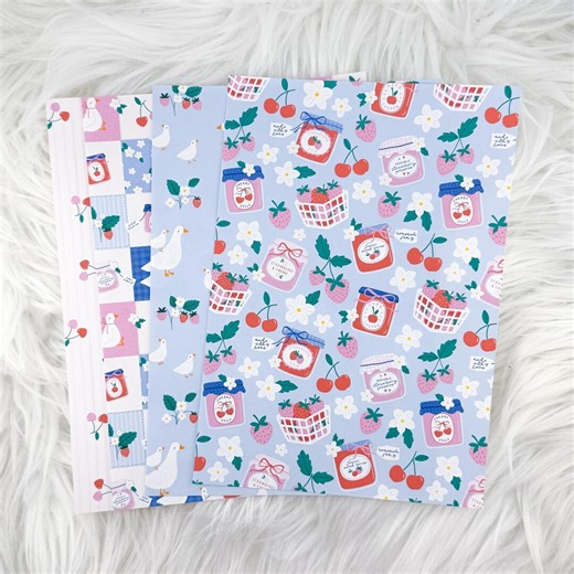 Fruity Farm - A5 Matte Sticker Paper (set of 4) - Etsy Australia