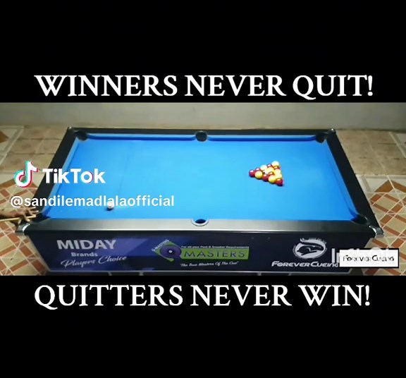 Winners never Quit, Quitters never Win!