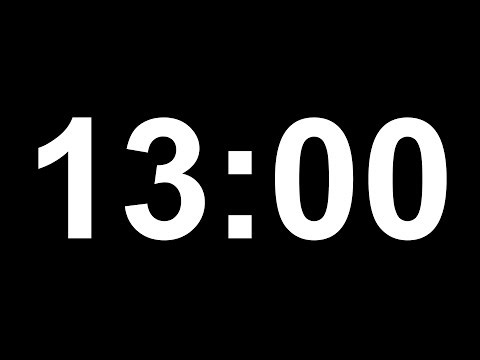 13 Minute Timer with Alarm