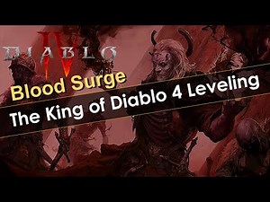 Blood Surge Necromancer Annihilates Leveling in Diablo 4