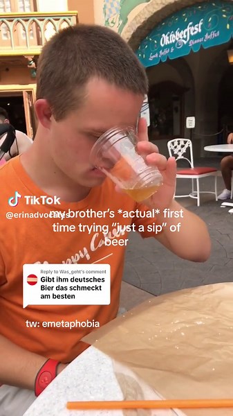 My Brother's First Taste of Beer: Funny and Relatable Reaction