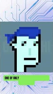 WHAT ARE CRYPTOPUNKS? #CRYPTO #NFT #blockchain #shortvideo