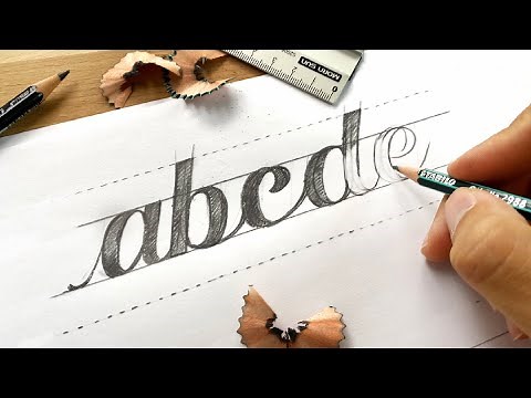Best Way To Practice Cursive Lettering - Free Practice Sheet included