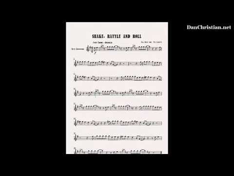 Shake, Rattle and Roll Bill Haley and His Comets - Sheet Music - Easy Alto Sax Version