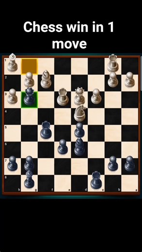 Chess win in 1 move|one move chess|best checkmate move video|chess video|#chess #shorts #chessgame