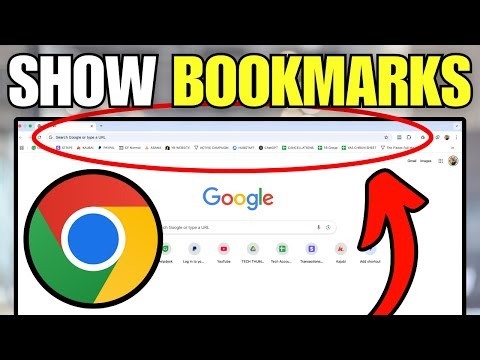 How To Show Bookmarks Bar in Google Chrome