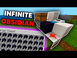 EASIEST Obsidian Farm in Minecraft Bedrock!