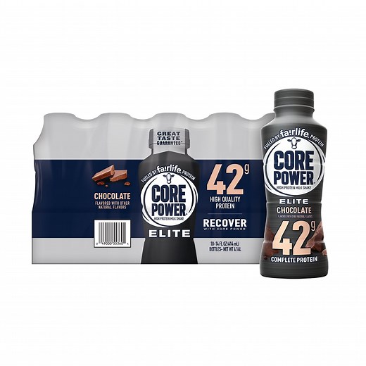 Fairlife Core Power Elite 42g Protein Shake, Chocolate, 14 fl. oz., 10 pk. - Samsclub.com