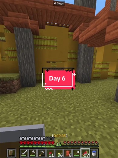 Day 6/1000 Thank You 🫵 For the incrrdible Support❤️✌️#minecraft #asmr #chill #minecraftsurvival #new