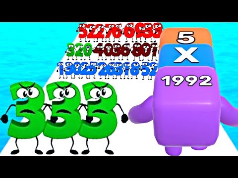 Number Master vs Level Up Numbers' Cube 2048 - Number Merge Warriors - Asmr GameplaylAndroid iOS
