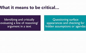 1. Defining critical thinking [Critical Thinking]