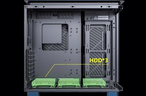 MONTECH, King 95 Dual-Chamber ATX Mid-Tower PC Gaming Case, High-Airflow, Toolless Panels, Sturdy Curved Tempered Glass Front and Side Panel, ARGB Lighting, Blue