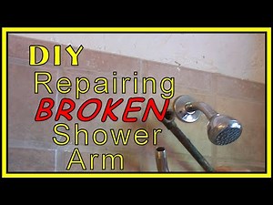 Do In Yourself - Removing Broken Shower Arm with out purchasing an extractor tool. DIY Saving Money