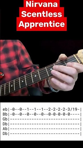 Scentless Apprentice Nirvana Guitar Tutorial