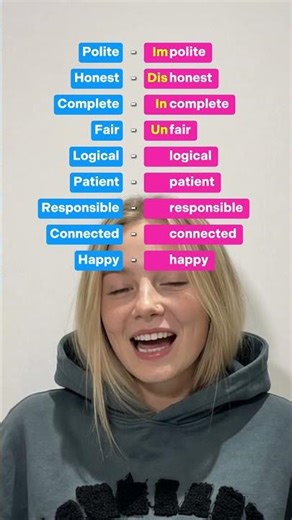 Negated adjectives🇺🇸#LearnEnglish #English #SpeakEnglish #StudyEnglish