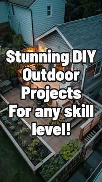 Instantly Upgrade Your Outdoor Space With These Simple Builds #DIY #OutdoorLiving