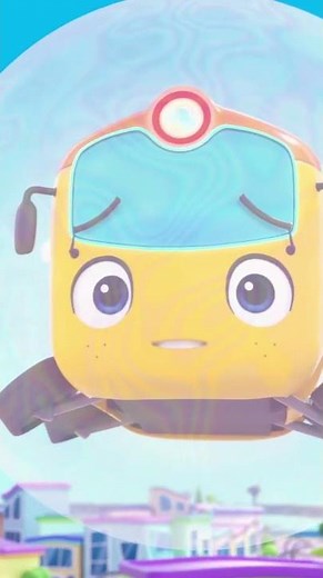 🐝🎈 Oh No! Is Buster Floating Away?! 🚌💨 #buster #kids #cartoon