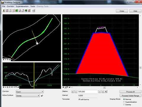 Bentley InRoads V8i Part 7 Template , Point control & Corridor Modeling