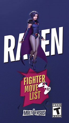 Raven's Dark Powers Move Set in MultiVersus