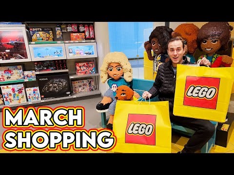 Buying March Releases! LEGO Store Shopping!