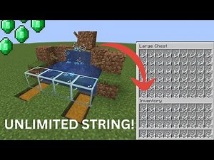Easy string farm tutorial in Minecraft 1.20 and 1.21! DUPE GLITCH
