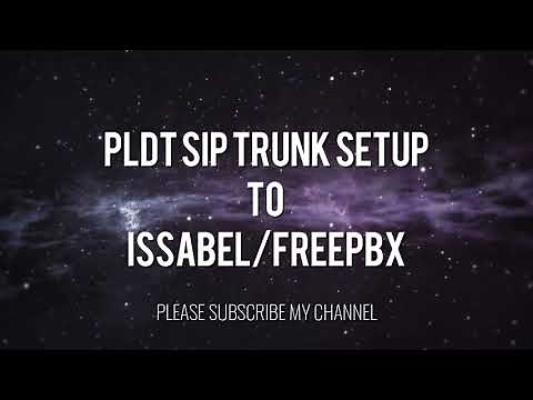 PLDT SIP Trunk Setup in Issabel or Freepbx