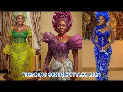 LATEST GEORGE FASHION FOR TRADITIONAL WEDDINGS/ 2024 TRENDING GEORGE STYLES