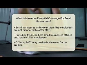 What Is Minimum Essential Coverage For Small Businesses? - Health Insurance Experts Guide